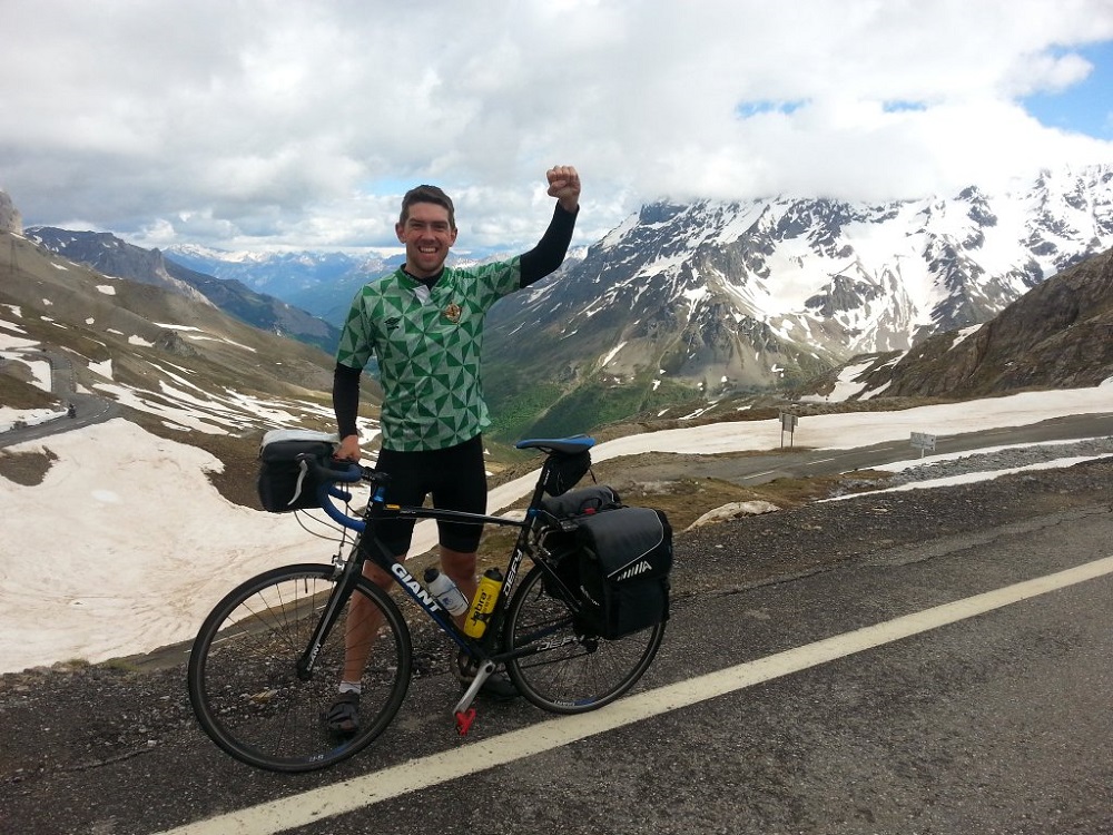 Student cycles 2,000 miles to support NI Homeless World Cup team