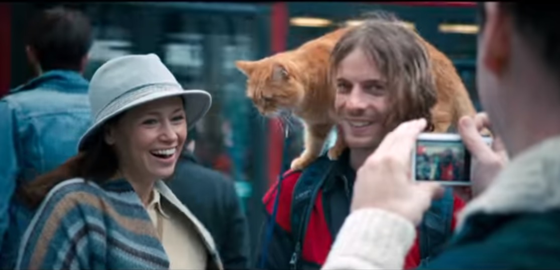 Real-life Street Cat Bob stars in new movie trailer • INSP