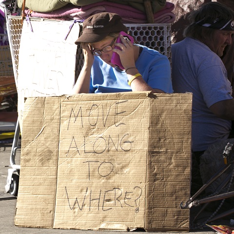 Denver homeless protest against ‘clean up’ of downtown streets • INSP ...