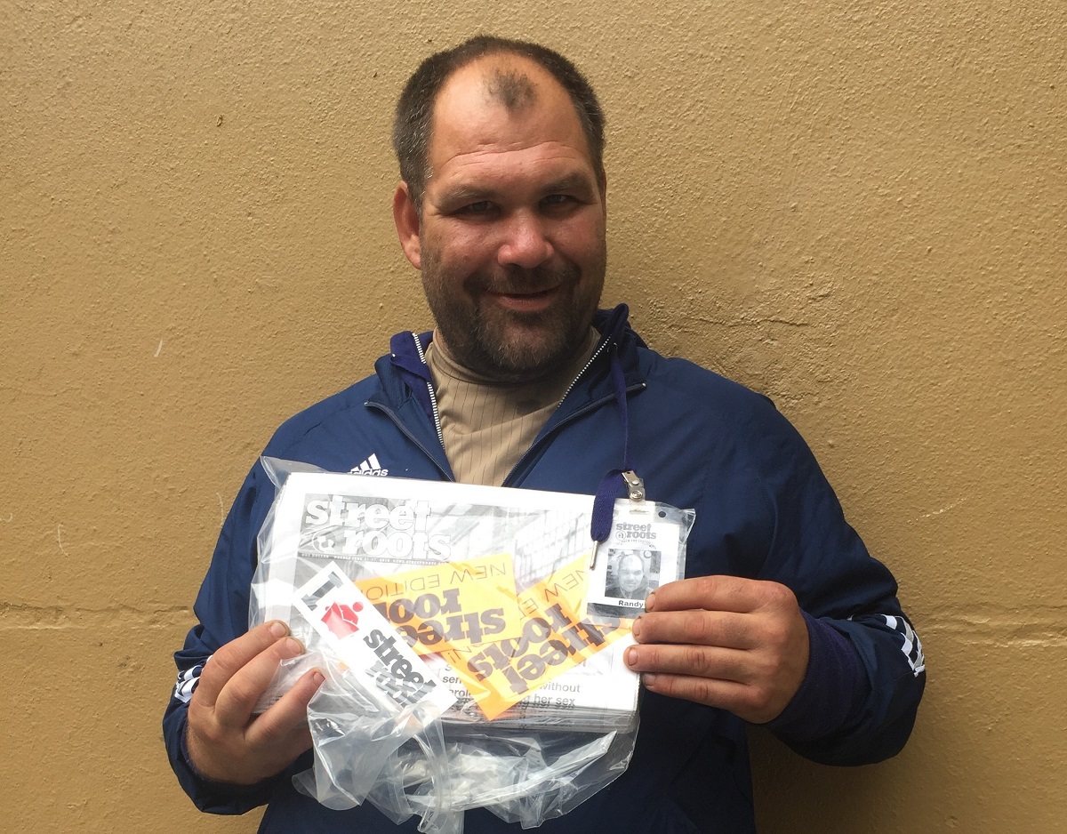 Our vendors: Randy Humphreys (Street Roots, Portland, USA) • INSP