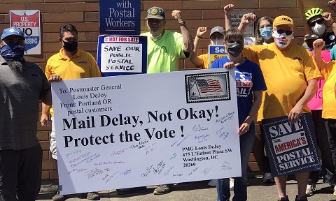 Postal workers fight top-down changes at USPS • INSP News Service