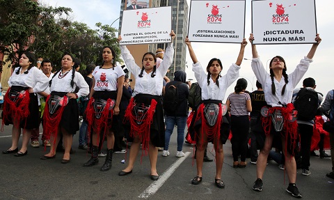 Thousands of Peruvian women demand justice for forcibly sterilized ...