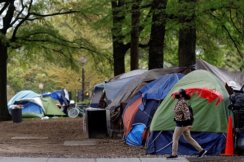 US cities push the homeless to live in tent camps • INSP News Service
