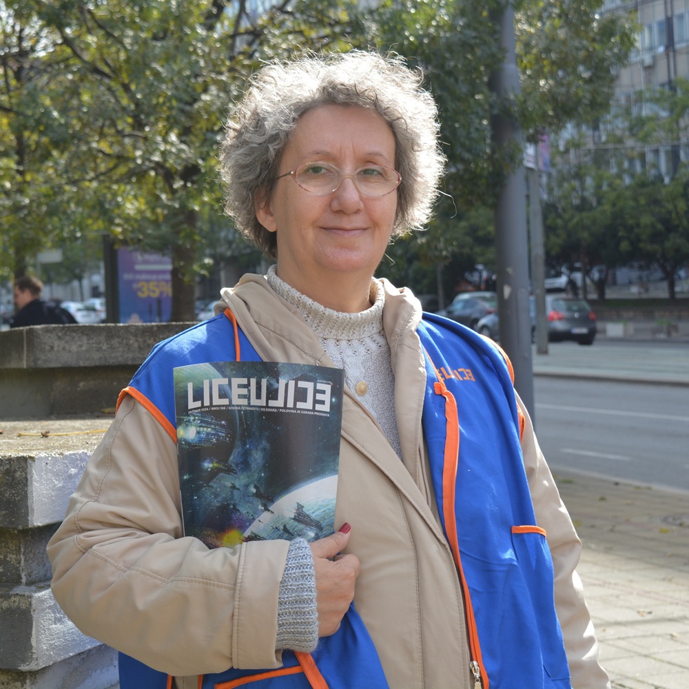 Liceulice vendor Vesna Avramovic: “Psychotherapy is a bitter medicine ...